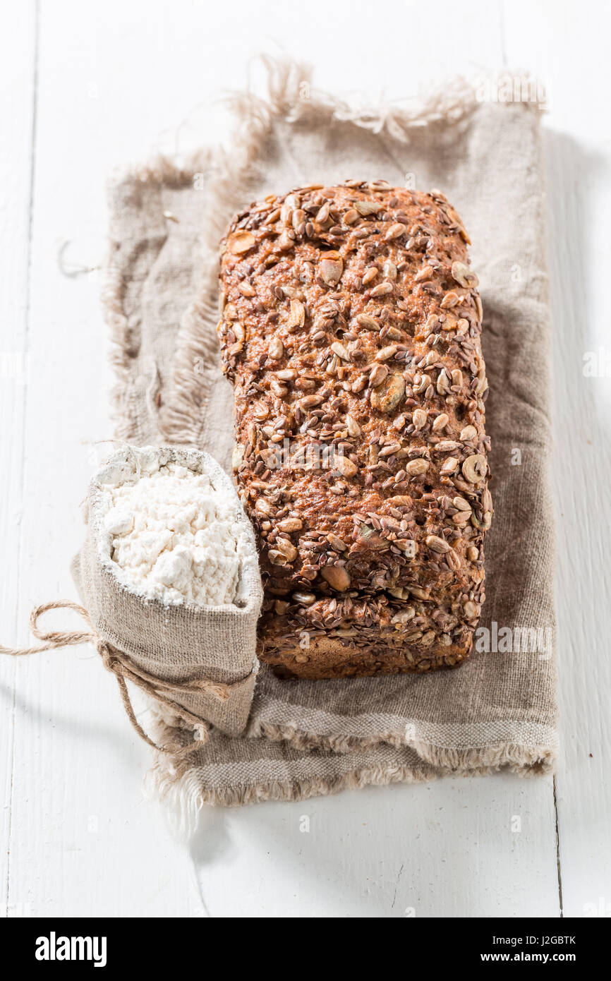 Healthy bread several grains hi-res stock photography and images - Alamy