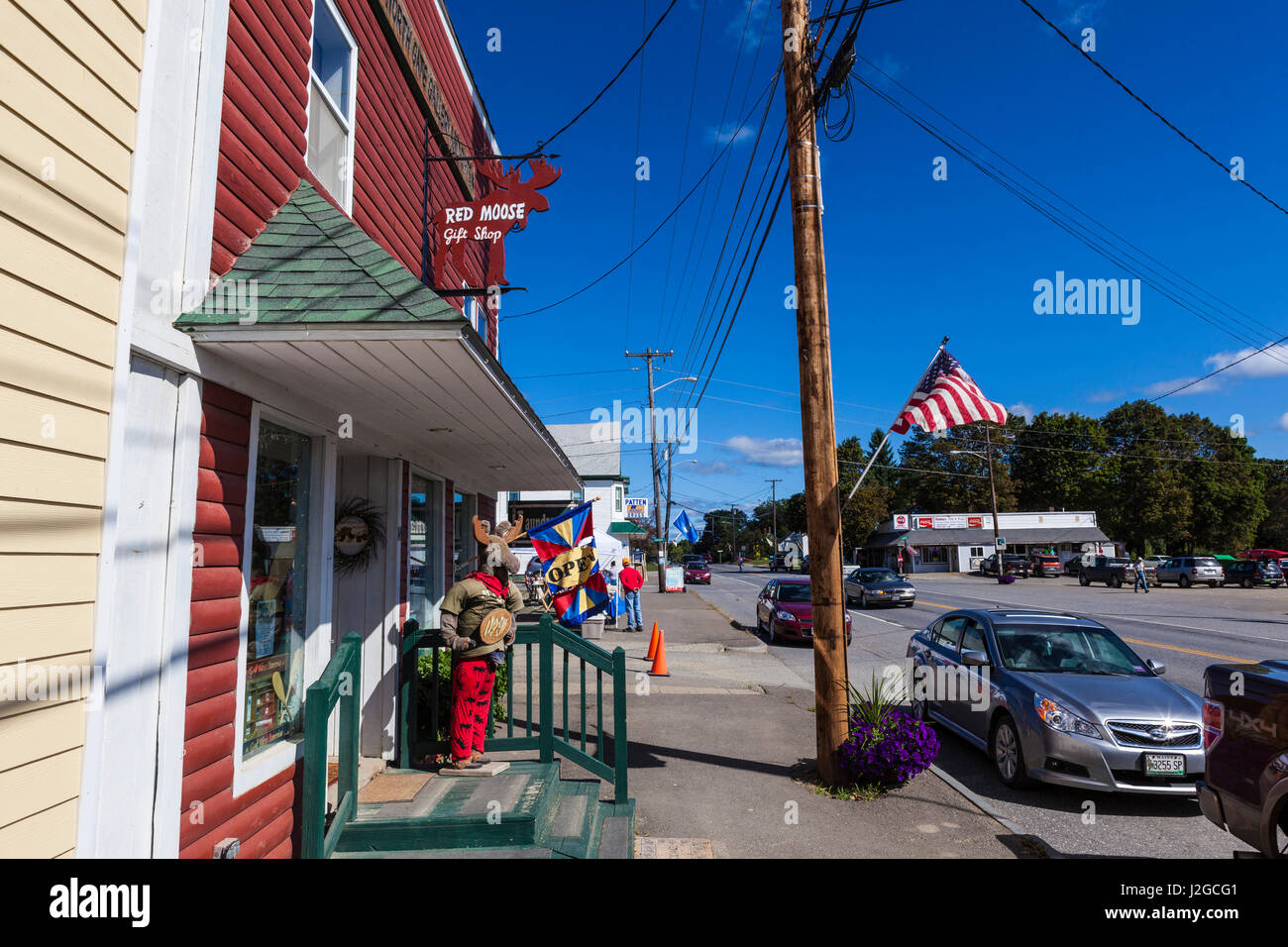 Downtown Patten, Maine Stock Photo - Alamy