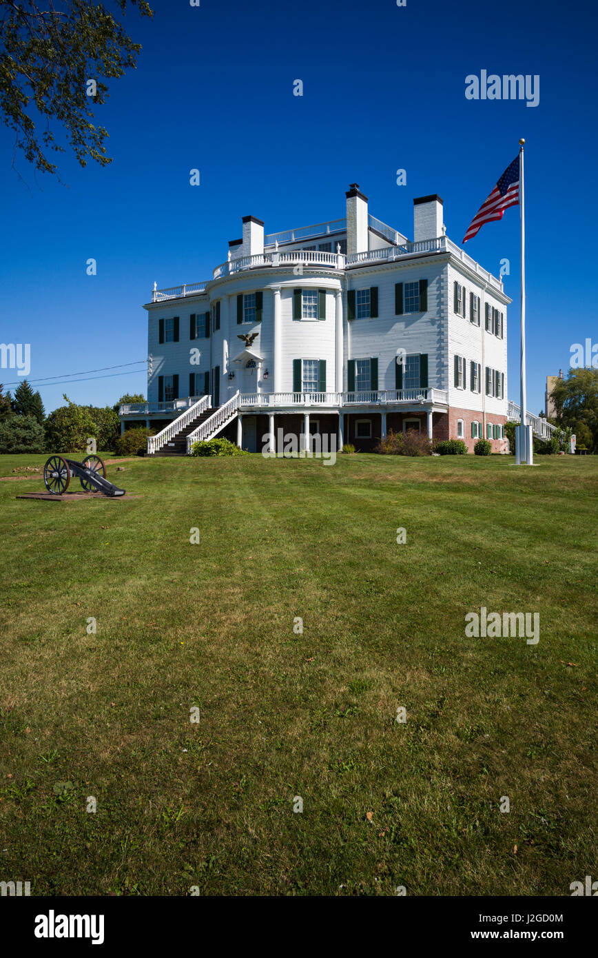 USA, Maine, Thomaston, Montpelier, former home of General Henry Knox ...
