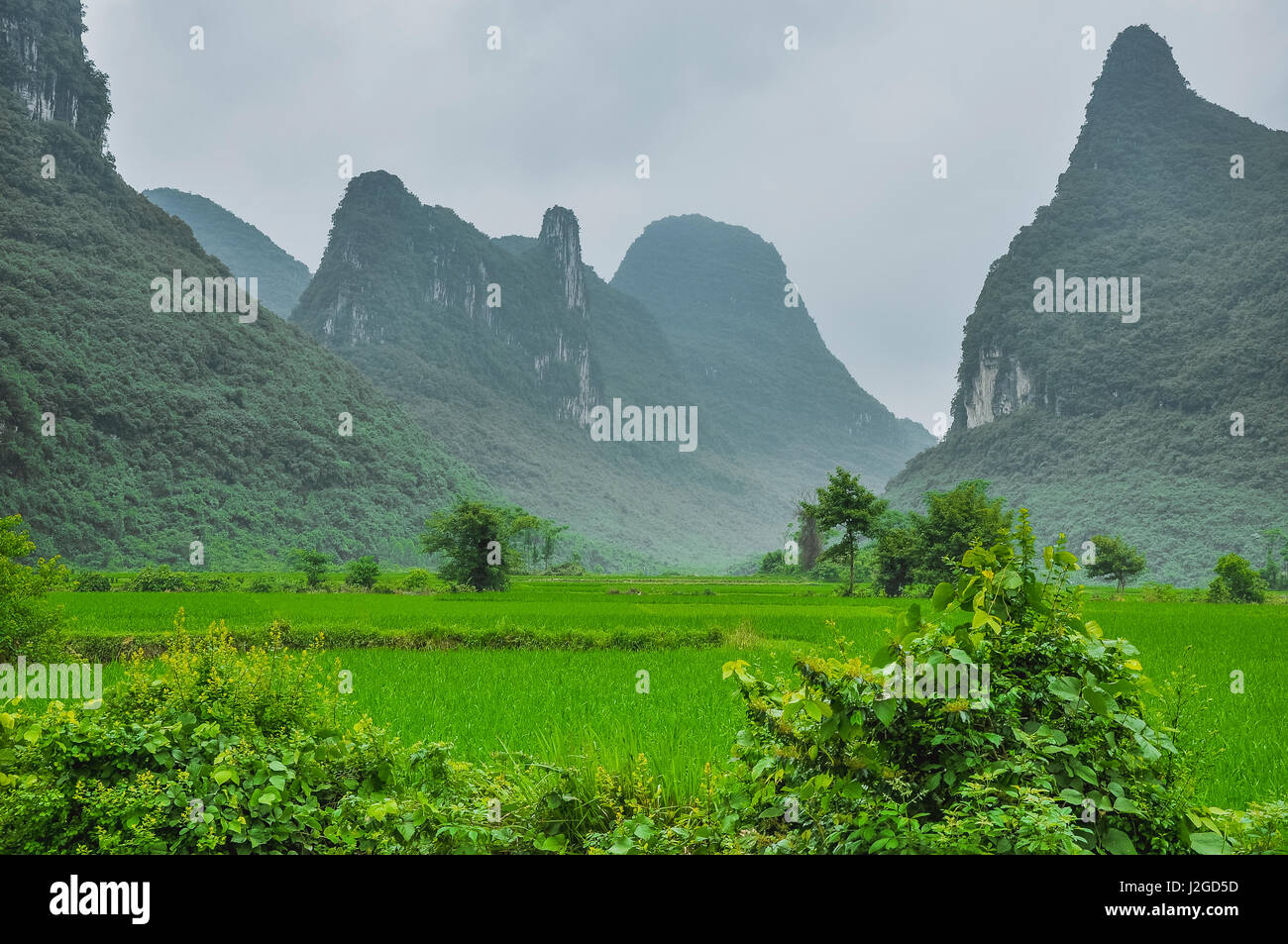 Beautiful countryside scenery in spring Stock Photo - Alamy