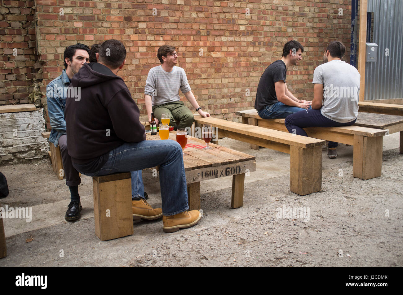 The Brick Brewery, which makes their own bespoke beer. It has a sitting ...