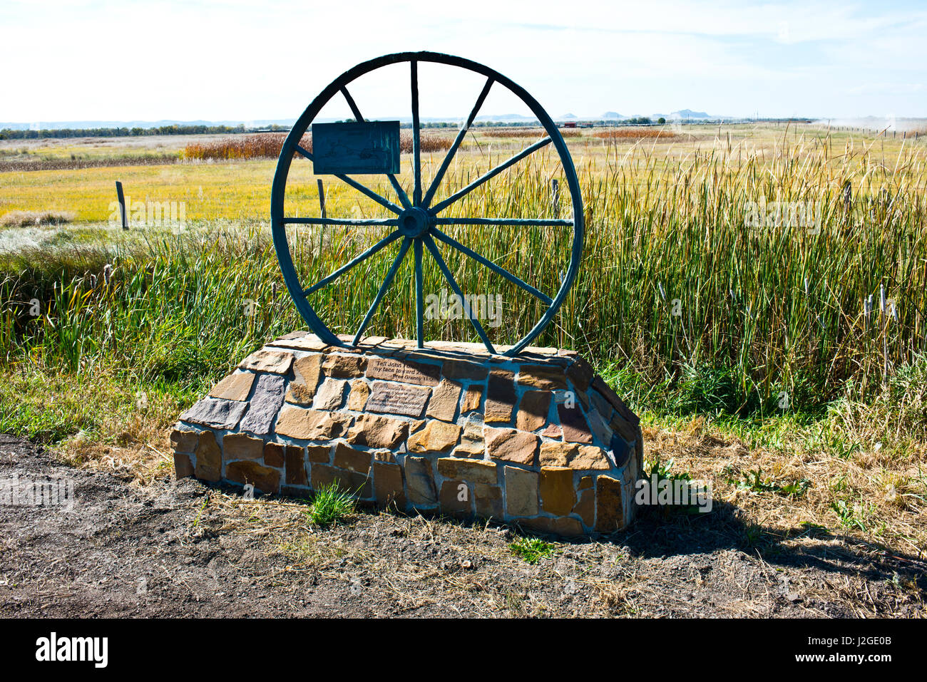 Mormon pioneer trail wagon hi-res stock photography and images - Alamy