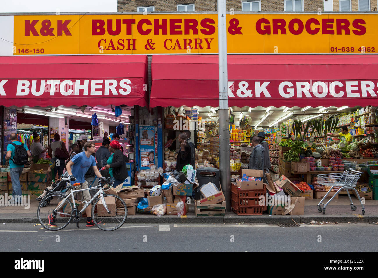 Photographs from Rye Lane, in Peckham in South London. Rye Lane is the ...