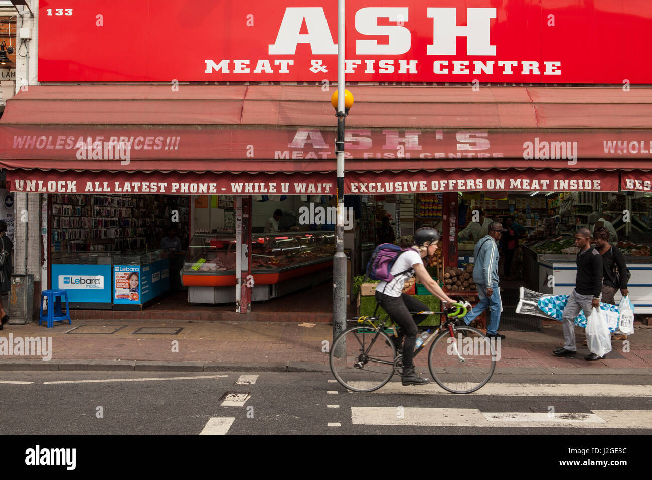 Photographs from Rye Lane, in Peckham in South London. Rye Lane is the ...