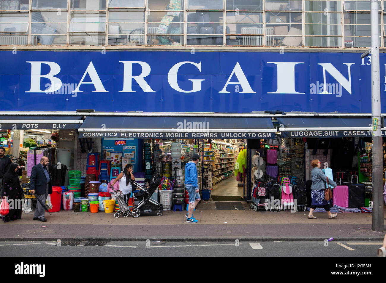 Photographs from Rye Lane, in Peckham in South London. Rye Lane is the ...