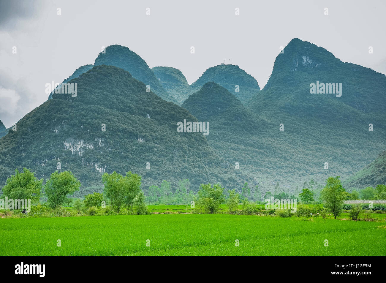 Beautiful countryside scenery in spring Stock Photo - Alamy