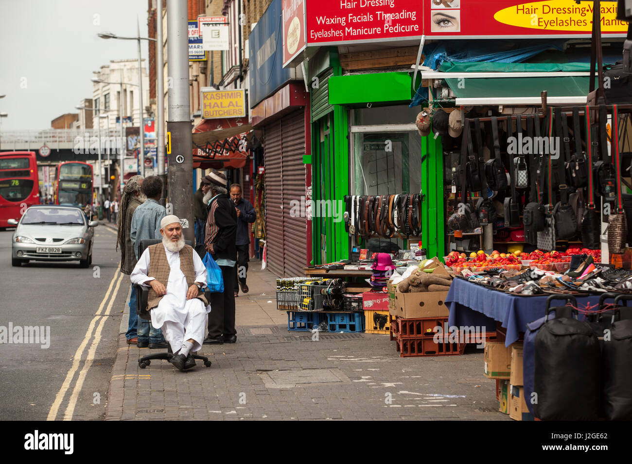 Photographs from Rye Lane, in Peckham in South London. Rye Lane is the ...