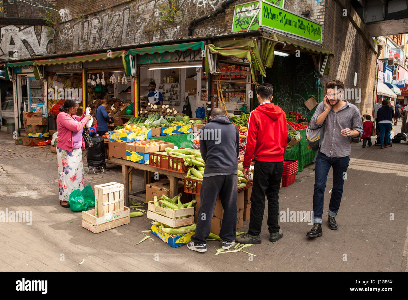 Photographs from Rye Lane, in Peckham in South London. Rye Lane is the ...