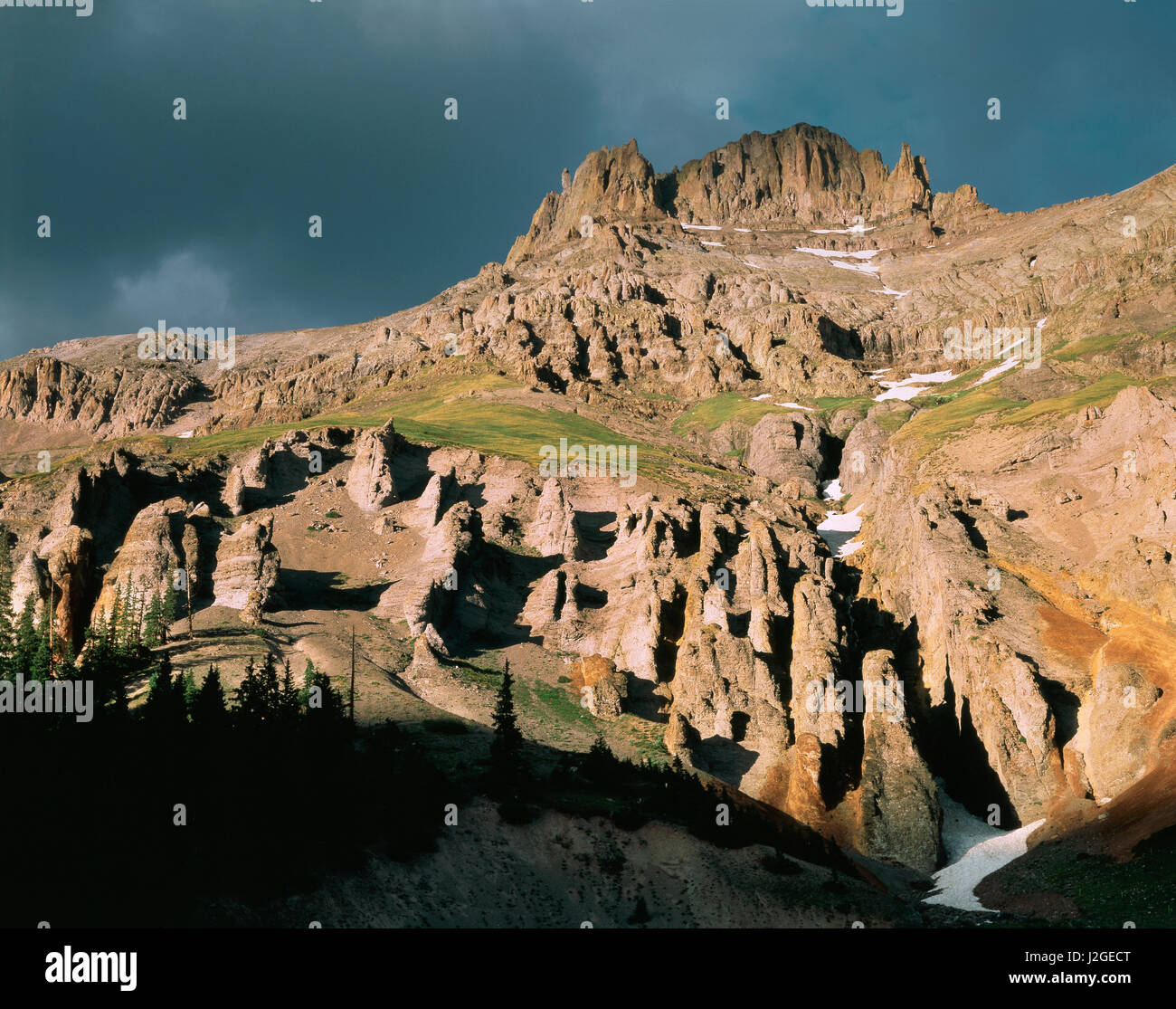 USA, Nevada, Great Basin National Park, Geological formations. (Large ...
