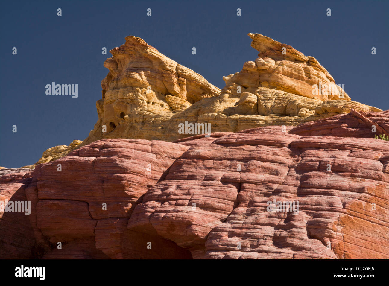 Rock Formation, from Pink Canyon, Valley of Fire State Park, Nevada ...