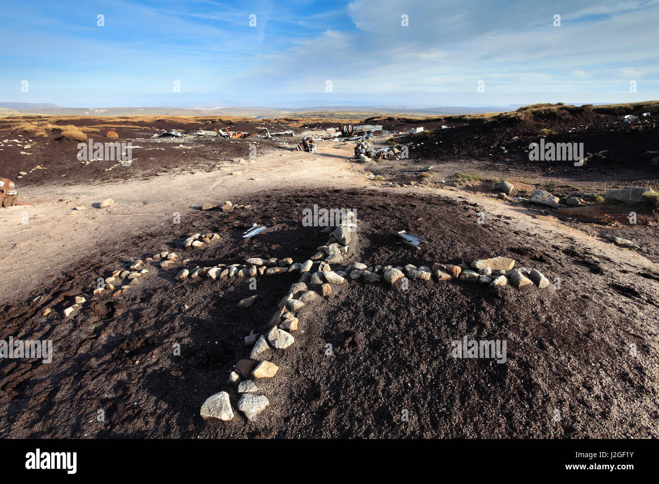 Wreckage of Boeing RB-29A Superfortress ‘Over Exposed’ Shelf Moor, High ...