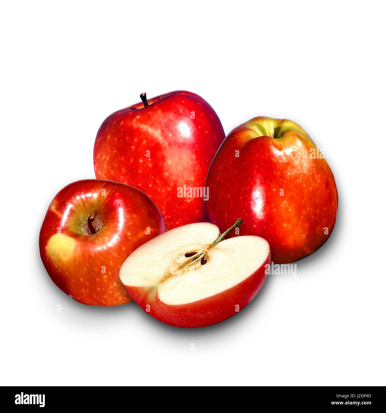 Juicy red apple hi-res stock photography and images - Alamy