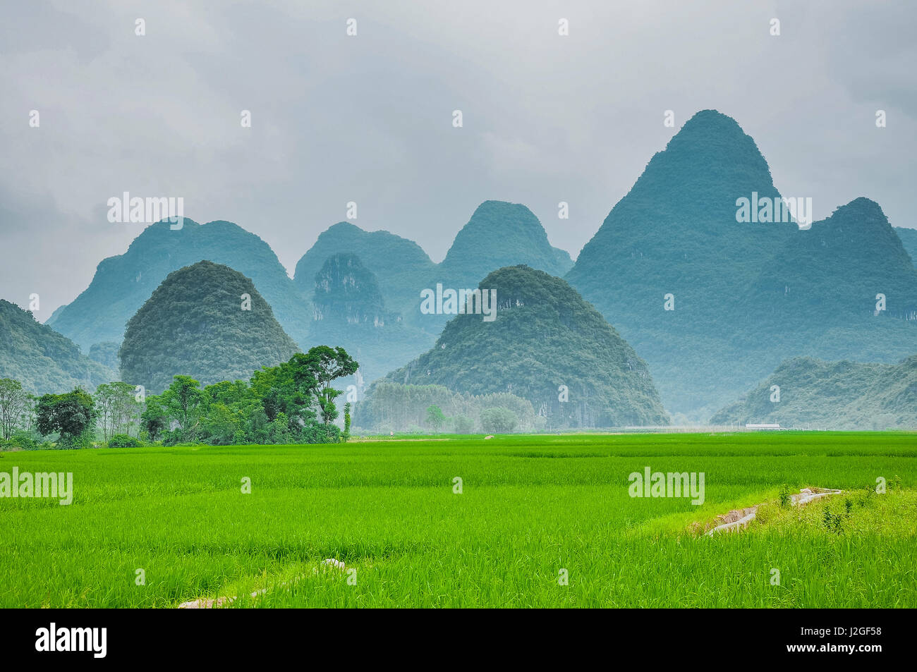 Beautiful countryside scenery in spring Stock Photo - Alamy