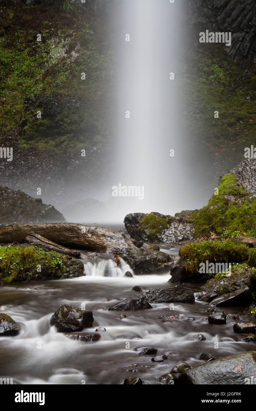 Latourell Falls and Creek, Guy S. Talbot State Park, Columbia Gorge ...