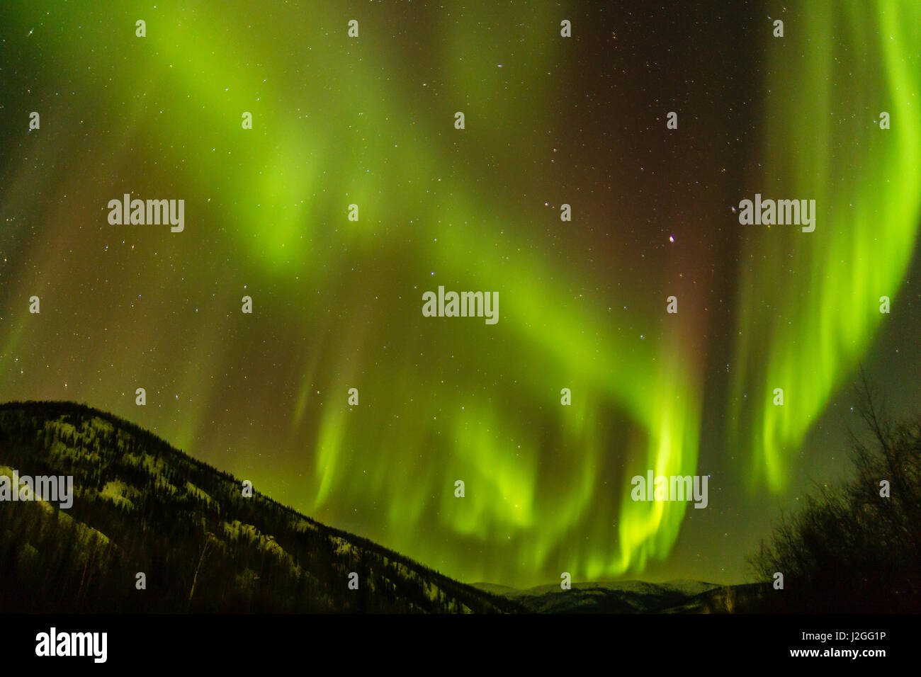 Fairbanks northern lights patterns hi-res stock photography and images ...