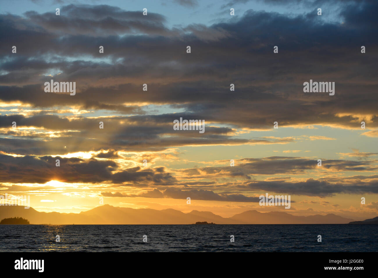 USA, Alaska, Ketchikan sunset Stock Photo - Alamy