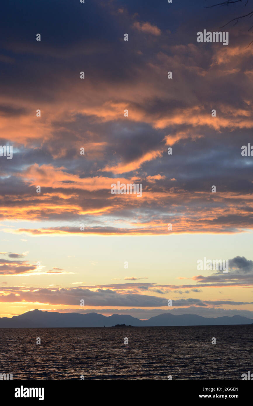 USA, Alaska, Ketchikan sunset Stock Photo - Alamy