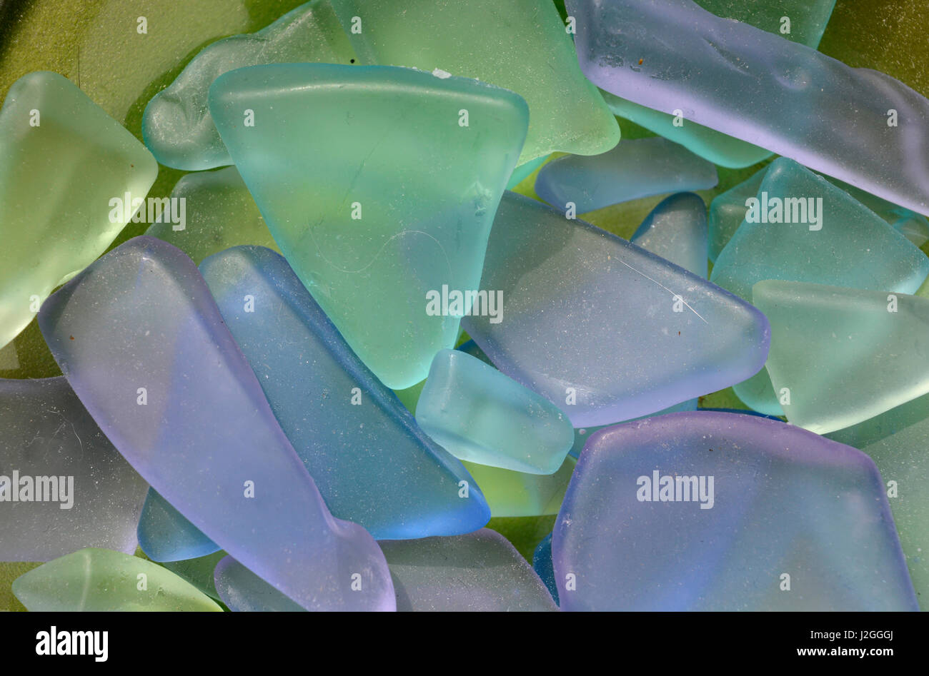 USA, Alaska, Ketchikan, beach glass Stock Photo - Alamy