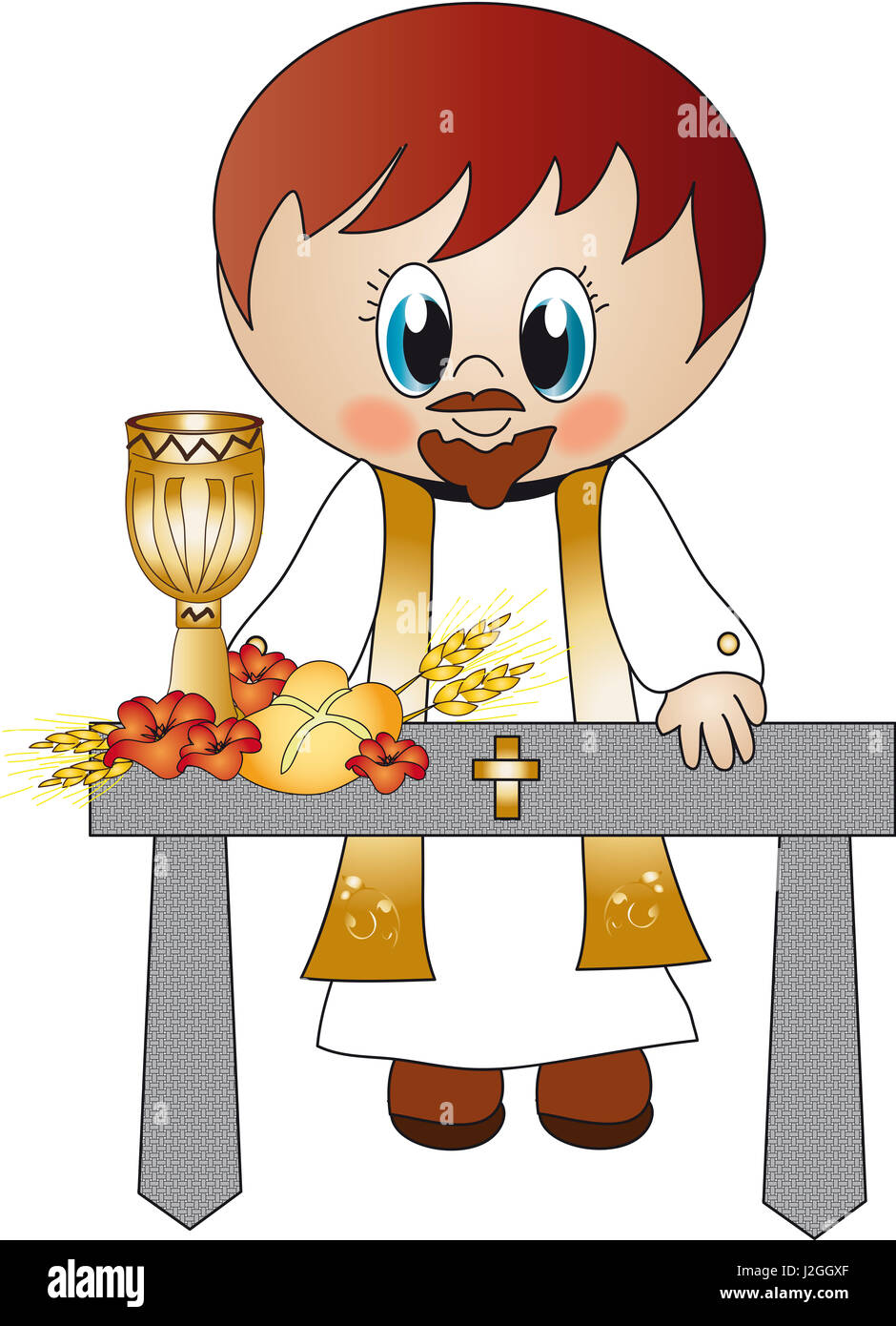 Priest confirmation hi-res stock photography and images - Alamy