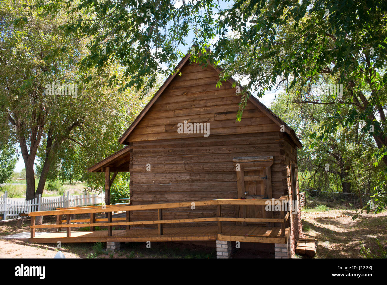 Usa Arizona Taylor Margaret Cleve Hancock Log Cabin Relocated From Tumbleweed Large Format