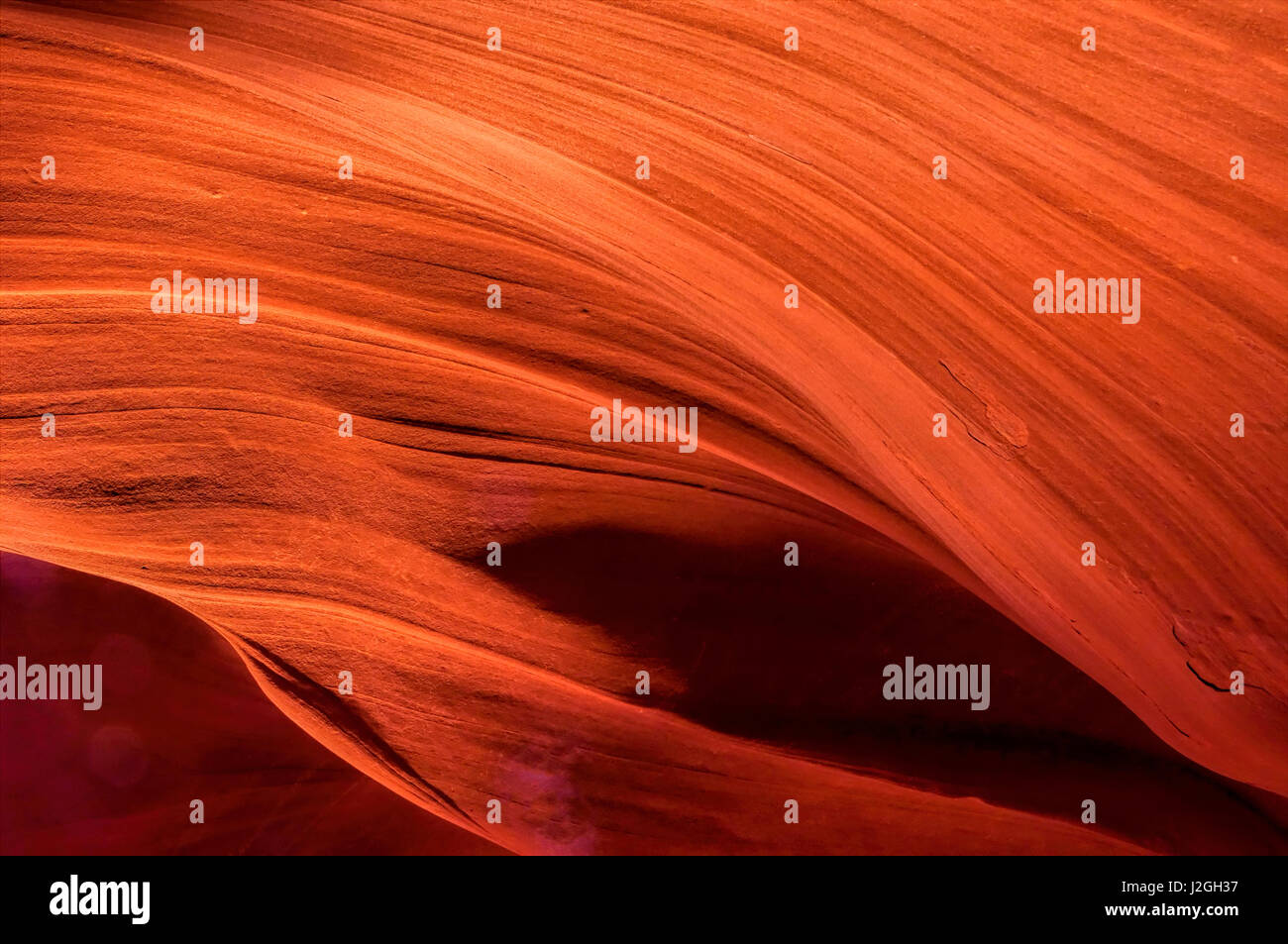 USA, Arizona, Paige. Rock patterns in Antelope Canyon. Credit as: Jay O ...