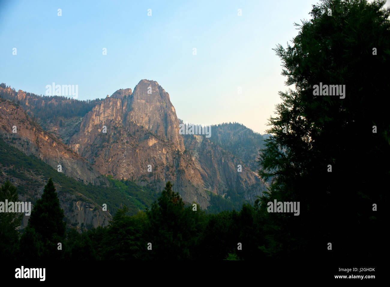 USA, California, Yosemite National Park, Sentinel Rock (Large format ...