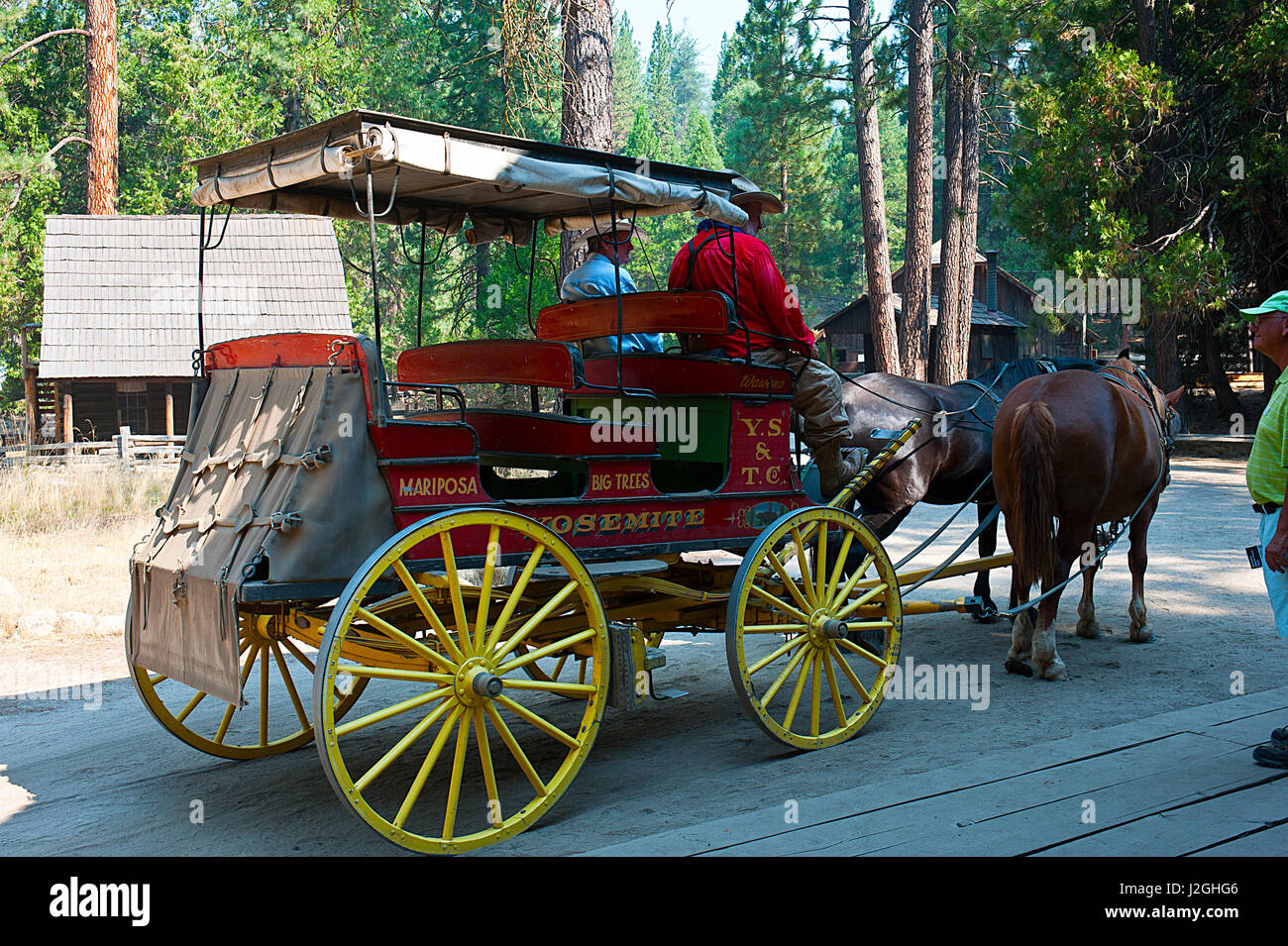 Horse drawn stagecoach hi-res stock photography and images - Alamy