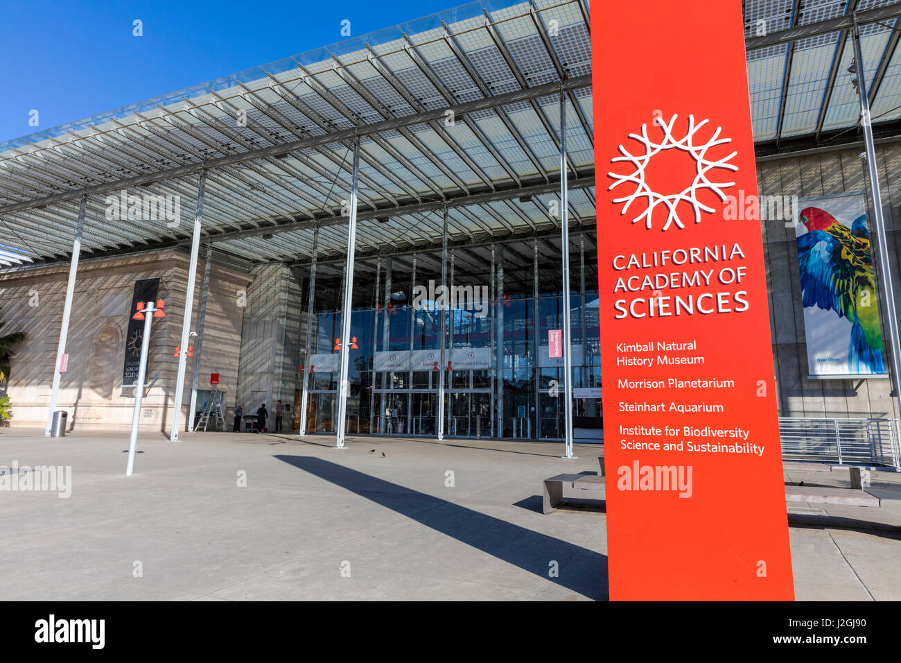 California Academy of Sciences building in Golden Gate Park in San ...