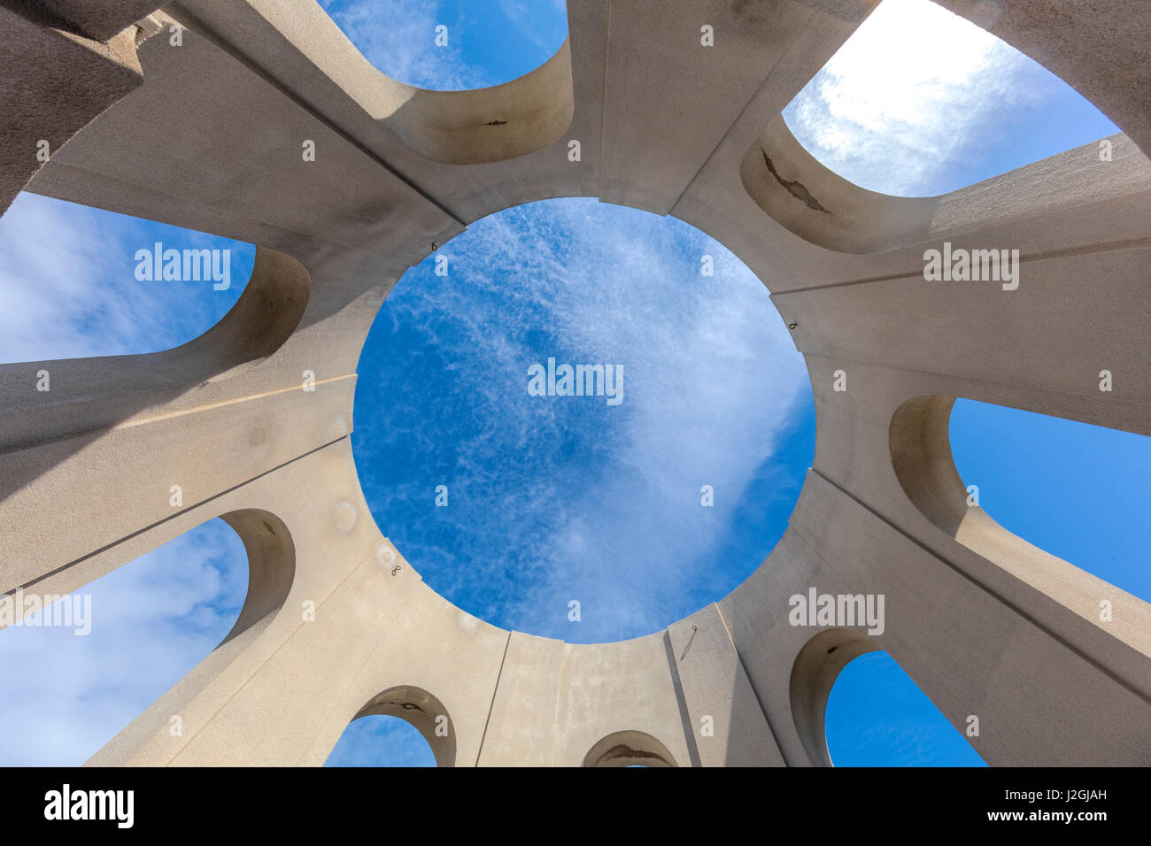 The view from the top of Coit Tower in San Francisco, California, USA ...