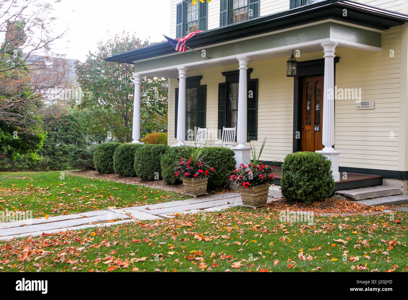 An old home in Litchfield, Connecticut, USA Stock Photo - Alamy