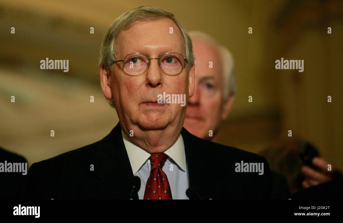 Mitch McConnell of Kentucky, Senate Majority Leader on Capitol Hill ...