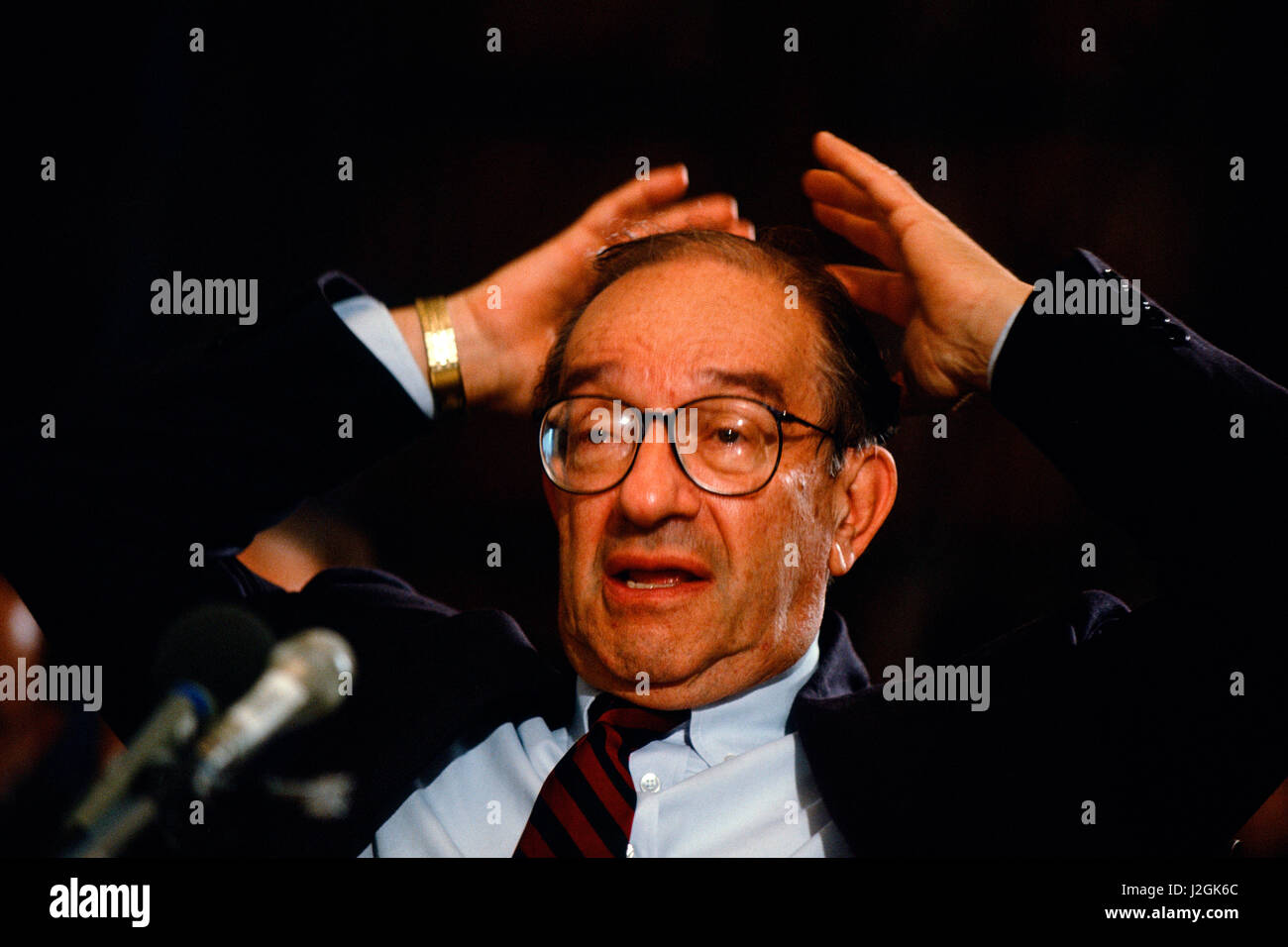 Alan greenspan 1995 hi-res stock photography and images - Alamy