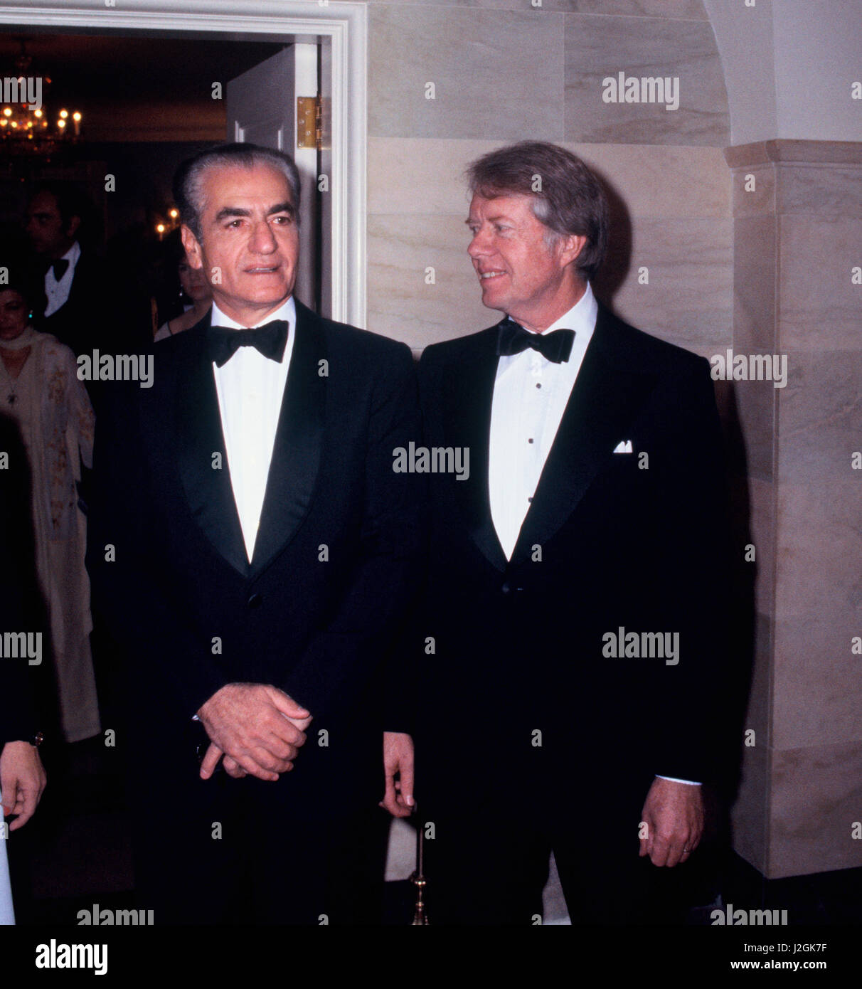 President Carter and the Shah of Iran at a State Dinner for the Shah of ...