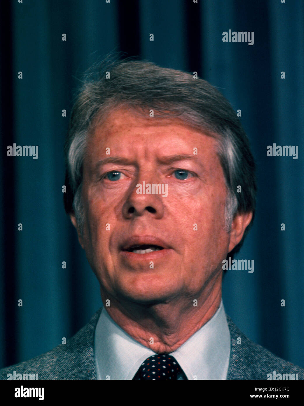 President jimmy carter headshot hi-res stock photography and images - Alamy
