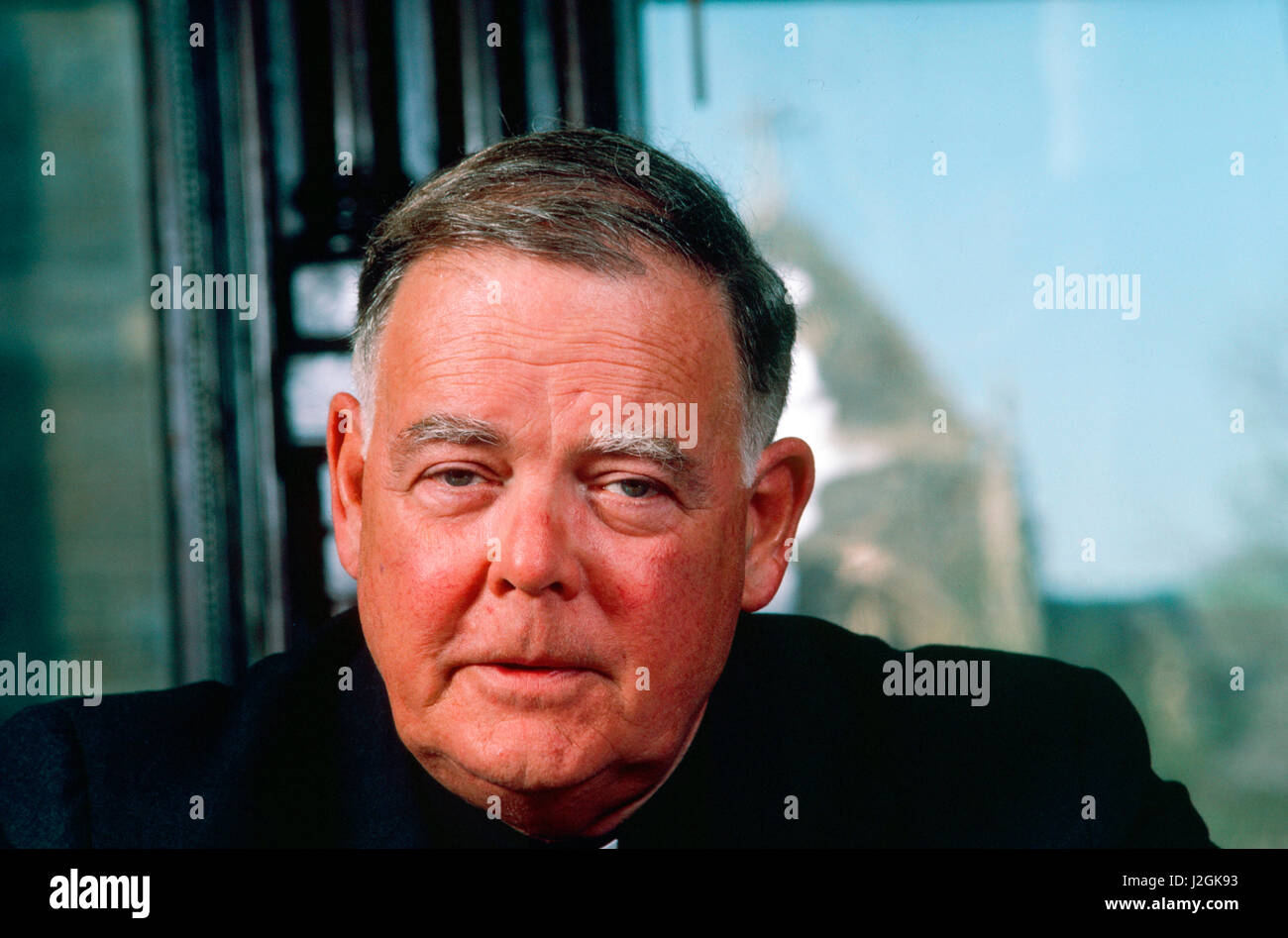Portrait of Father Patrick Healy in his office at Georgetown University ...
