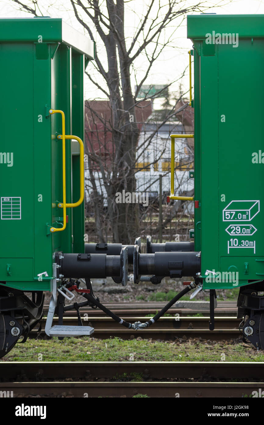 Train buffer hi-res stock photography and images - Alamy