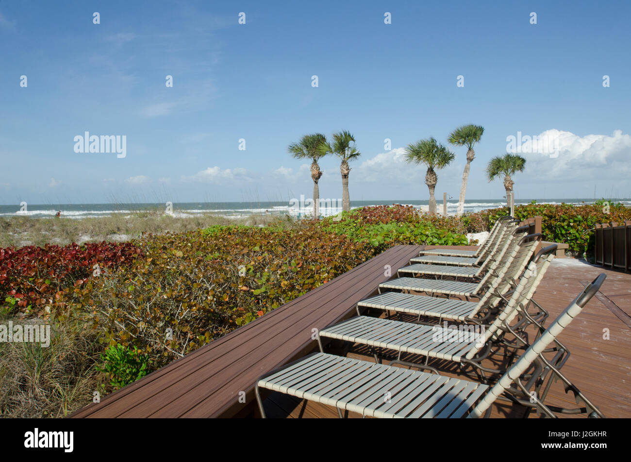 Florida, Sarasota, Crescent Beach, Siesta Key, Siesta Dunes Beach ...
