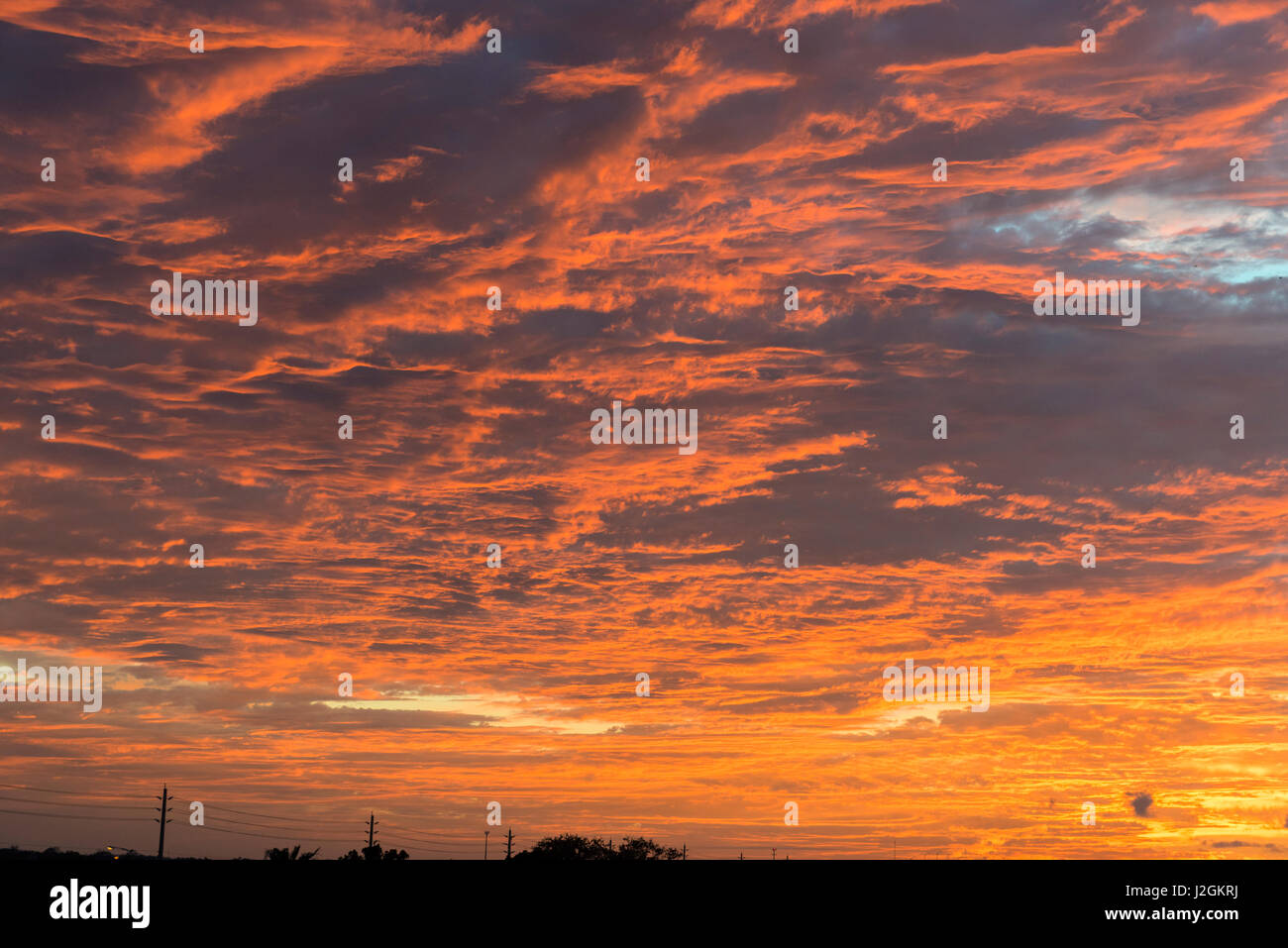 USA, Florida, New Smyrna Beach, sunset (Large format sizes available ...