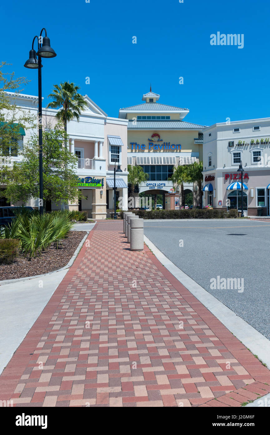 USA, Florida, Port Orange, The Pavilion, shopping center Stock Photo ...