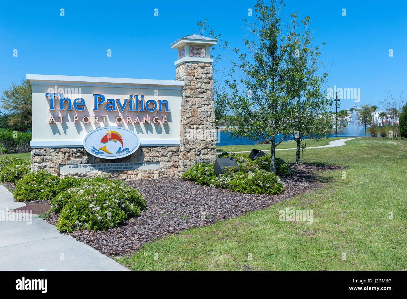 USA, Florida, Port Orange, The Pavilion, shopping center Stock Photo ...