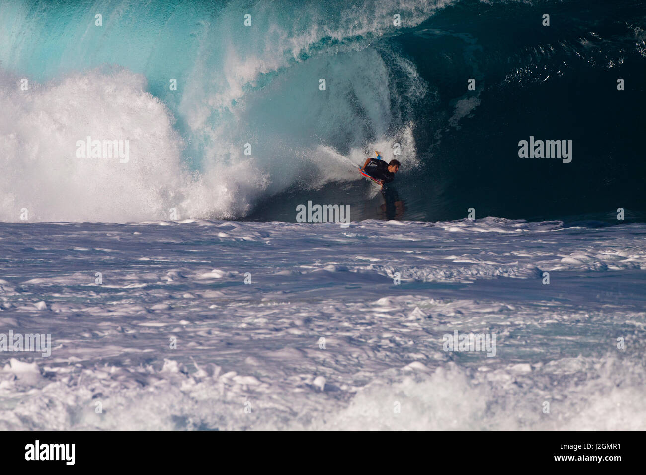 Bodyboarding hawaii hi-res stock photography and images - Alamy