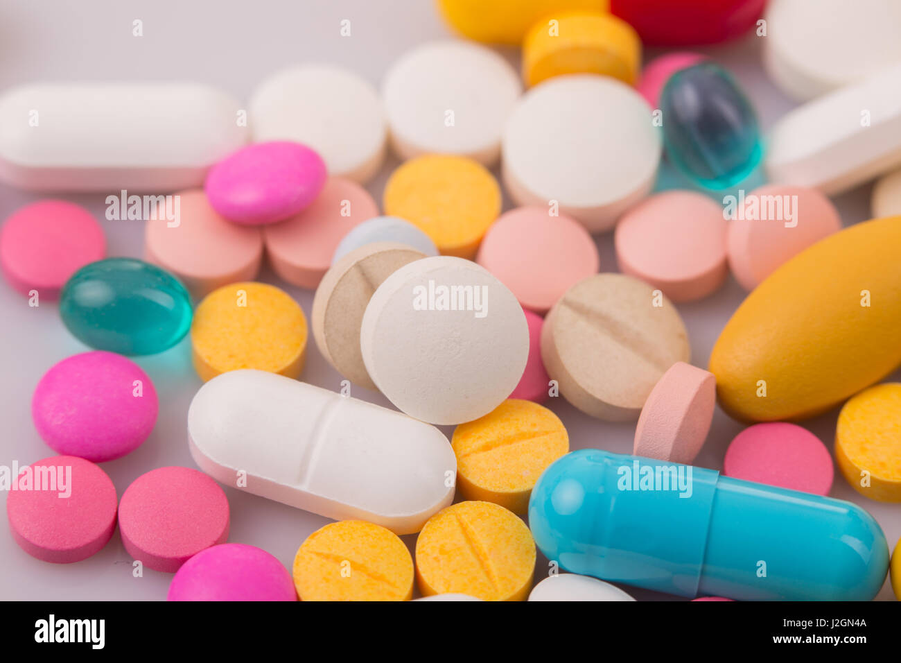 different Tablets pills capsule heap mix therapy drugs Stock Photo - Alamy
