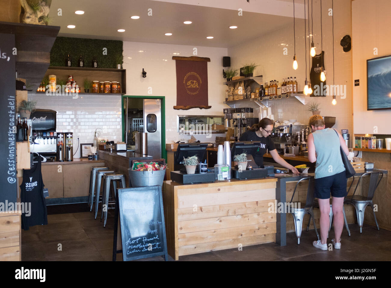 Main Street, Huntington Beach, California Stock Photo - Alamy