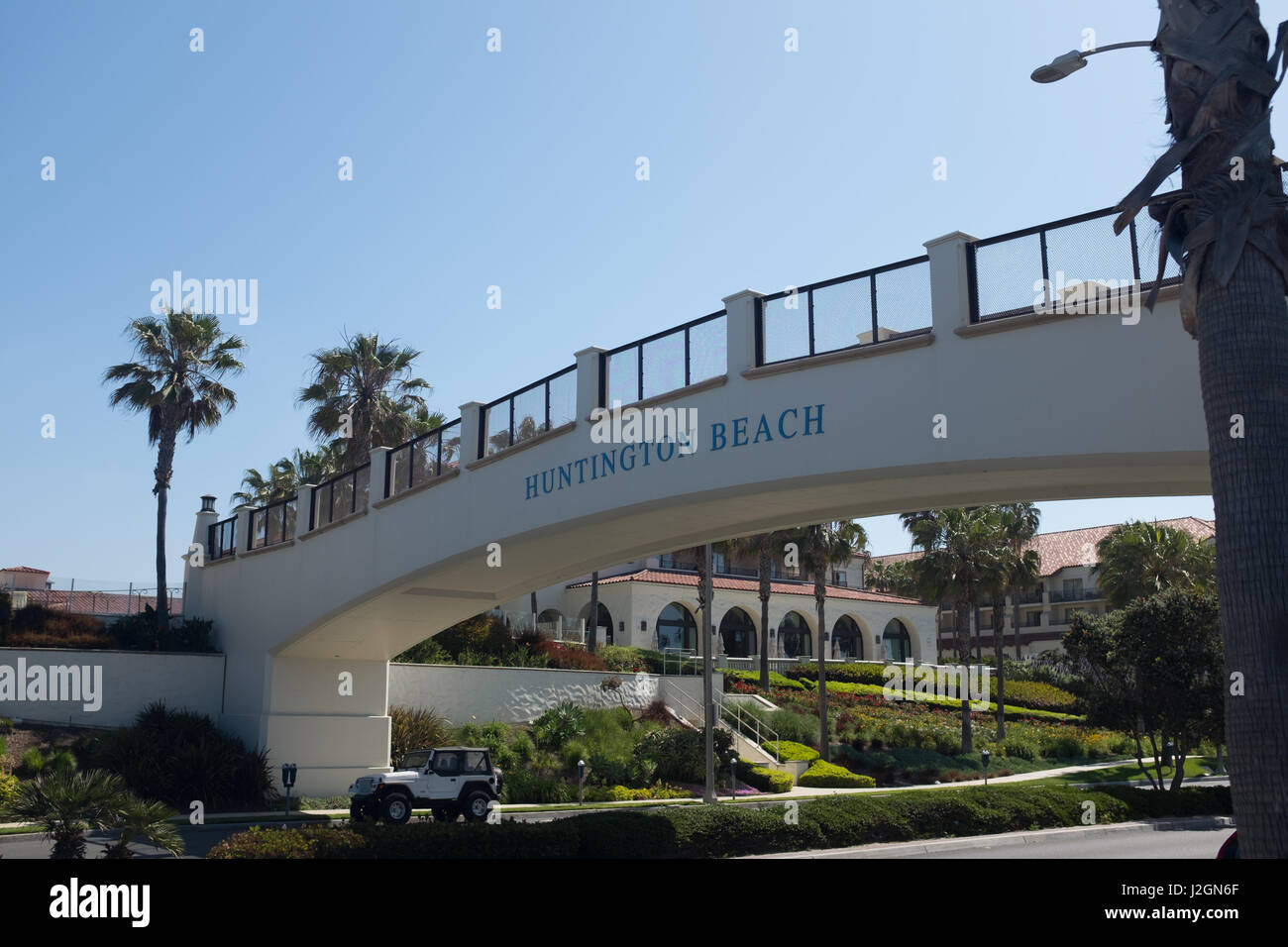 Huntington beach, california sign hi-res stock photography and images ...