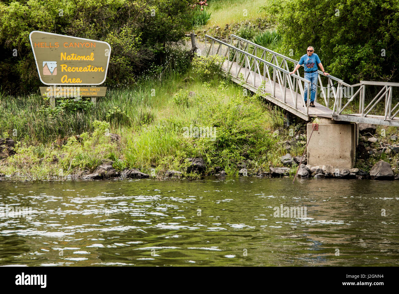 USA, Idaho, Columbia River Basin, Snake River Basin, Hells Canyon reach ...