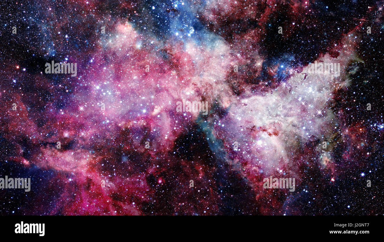 Open space filled with stars, nebulae and galaxies. Elements of this ...