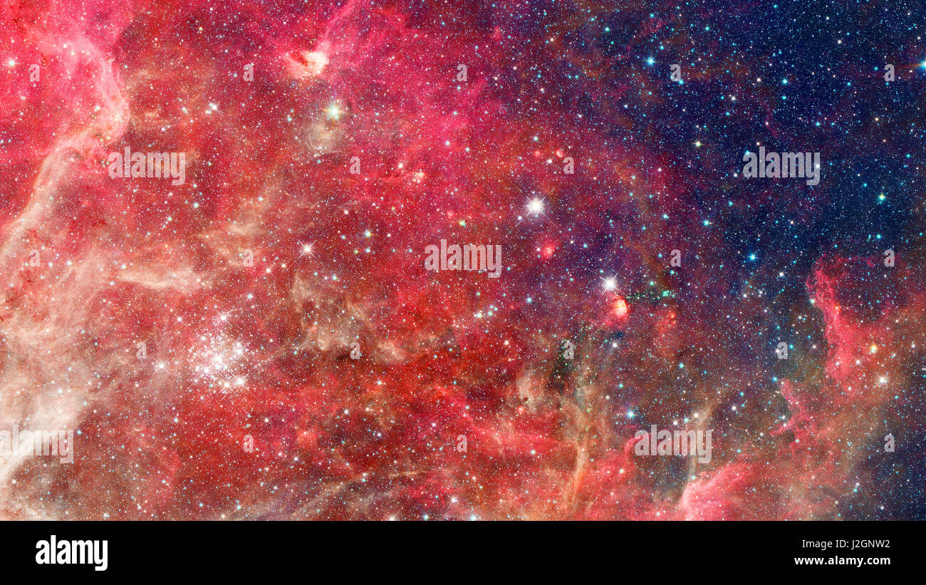 Open space with nebulae and galaxies. Elements of this image furnished ...