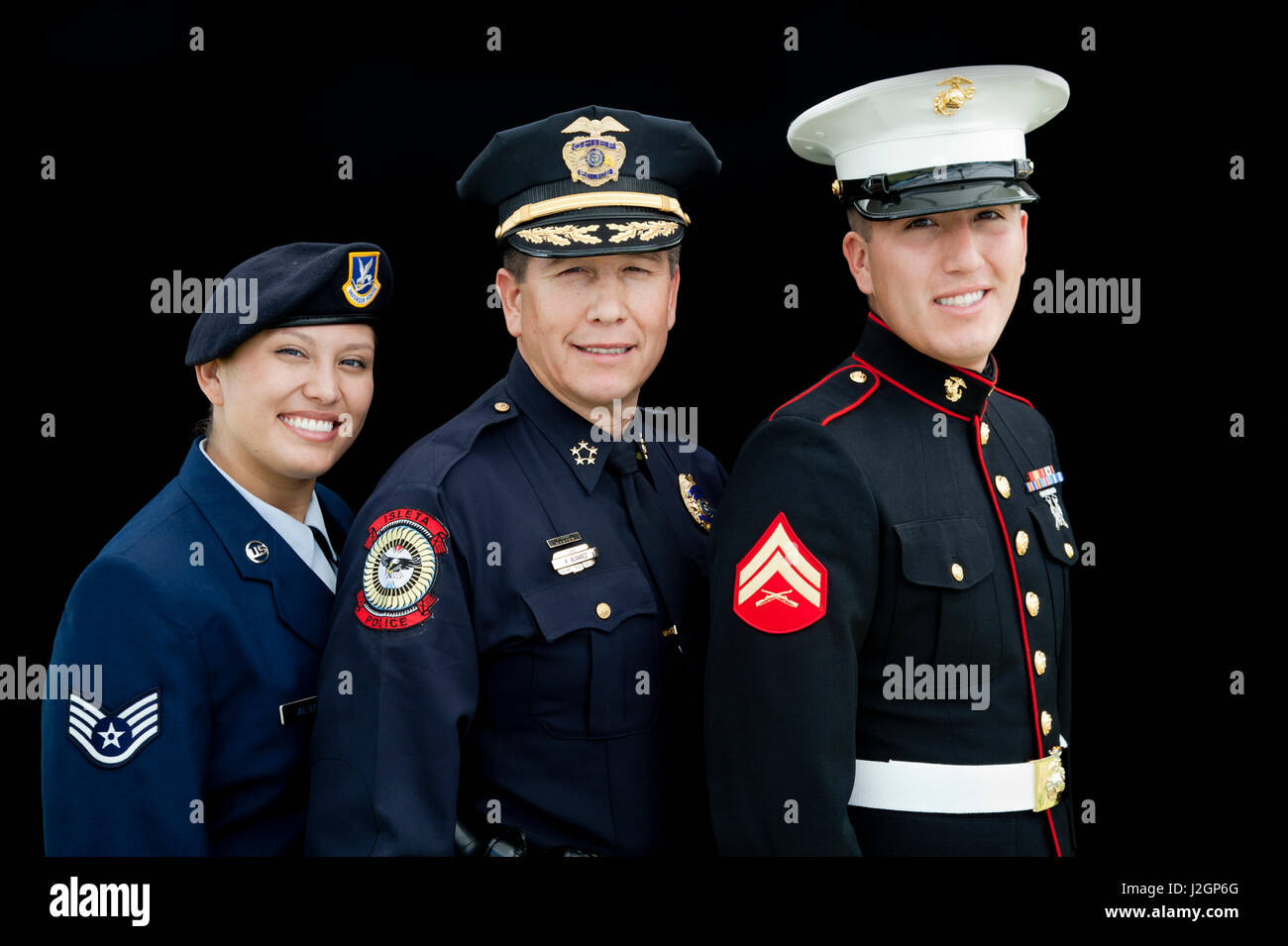 Native American Police Officer