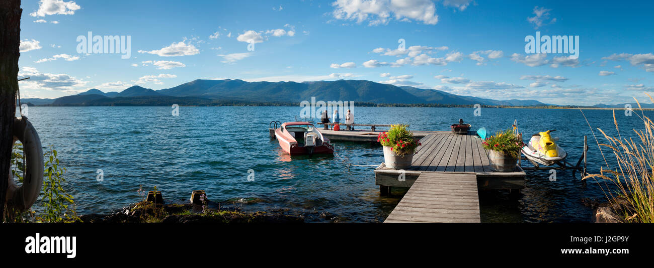 Panoramic Image of Lake Pend Oreille, Idaho (Large format sizes ...