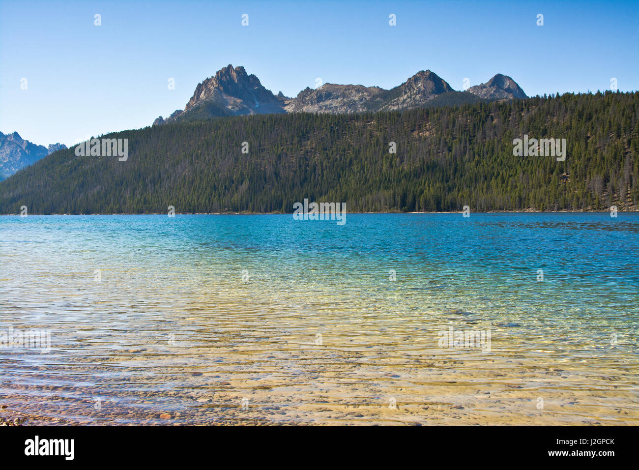 Redfish Lake, Stanley, Sawtooth Mountains, Sawtooth National Forest ...